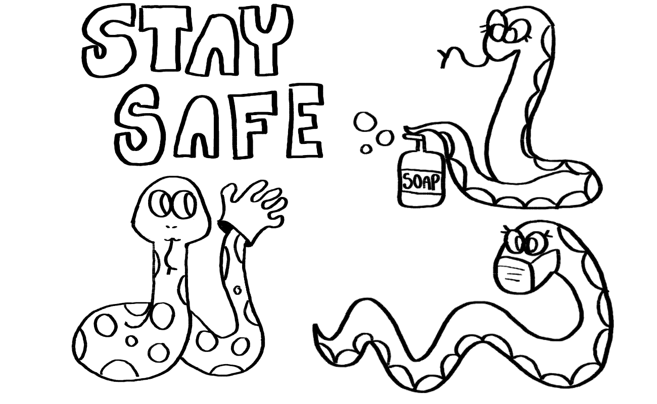 Stay Safe - A Coloring Sheet - PV Torch